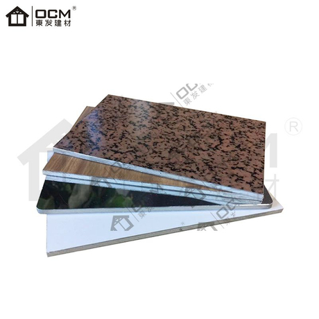 Fire rated A2 Class Inorganic Core Wall Cladding System Aluminum ...