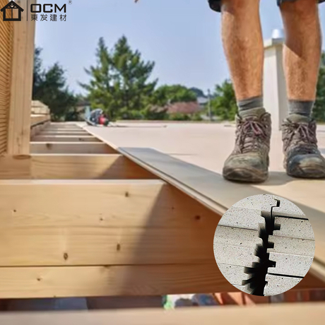 OCM Brand Fireproof Insulated MGO Basement Subfloor Sheet